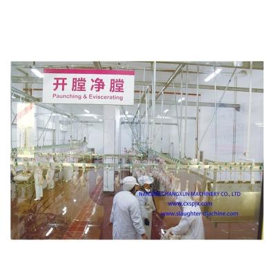 China 300-1000bph Poultry Processing Machinery for Chicken Abattoir Processing Equipment for sale