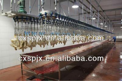 중국 체인 컨베이어 할랄 닭 살육 기계 용량 요구 사항을 충족하도록 사용자 정의 판매용