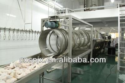 중국 체인 컨베이어 할랄 닭 살육 기계 용량 요구 사항을 충족하도록 사용자 정의 판매용