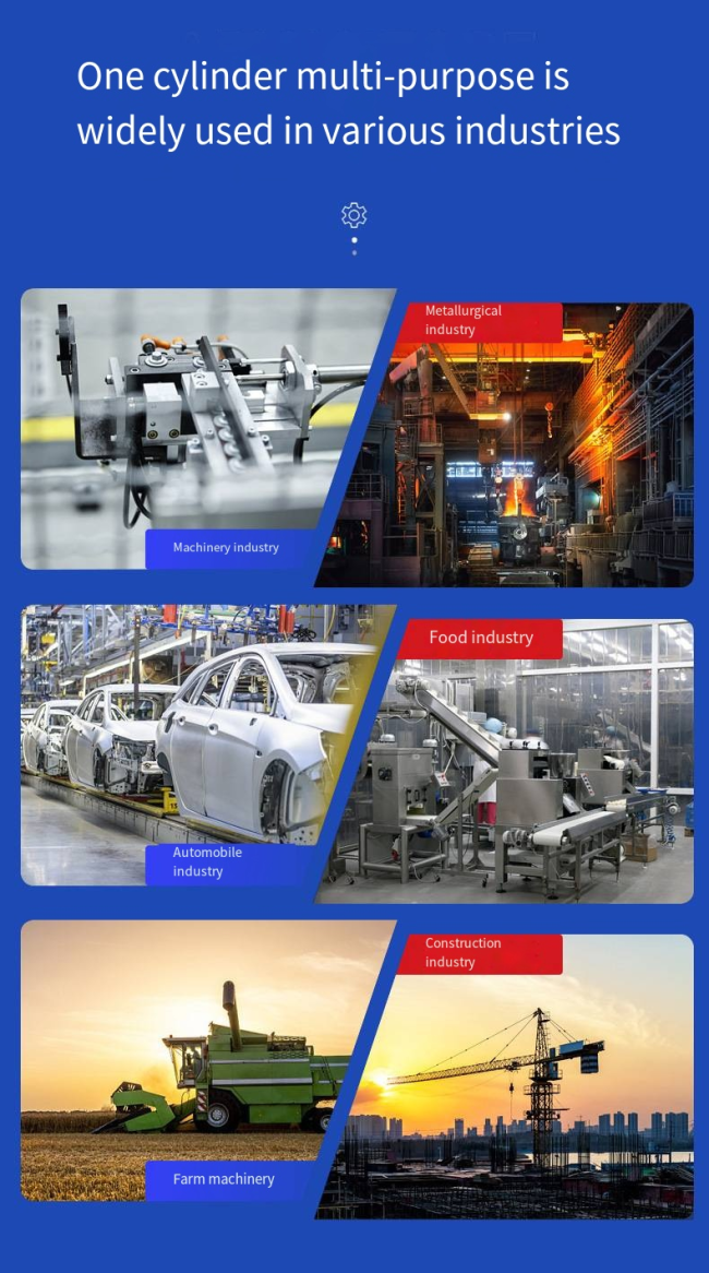 Hydraulic cylinder technical diagram