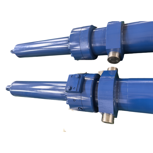 Detailed view of cylinder seal groove design