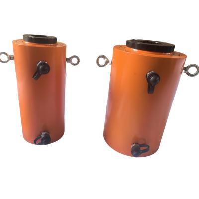 中国 60T 100T 液体シリンダージャック 単効鋼鉄構造 販売のため