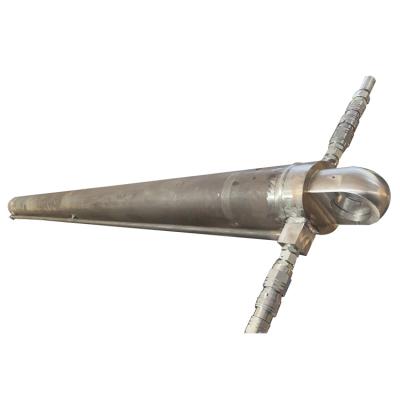 중국 제조사 맞춤형 고품질 텔레스코픽 실린더 125 70-2500 유압 오일 실린더 판매용