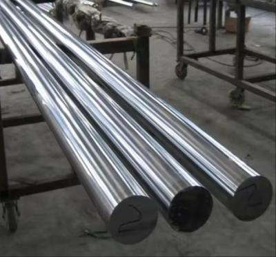 China Ra 0.2um-0.4um Hard Chrome Plated Piston Rod For Hydraulic Cylinders for sale