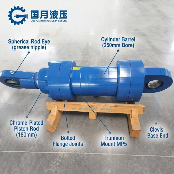 Quality Guoyue Hydraulics CDH1 MP5 Mill-Type Double-Acting Hydraulic Cylinder  for sale