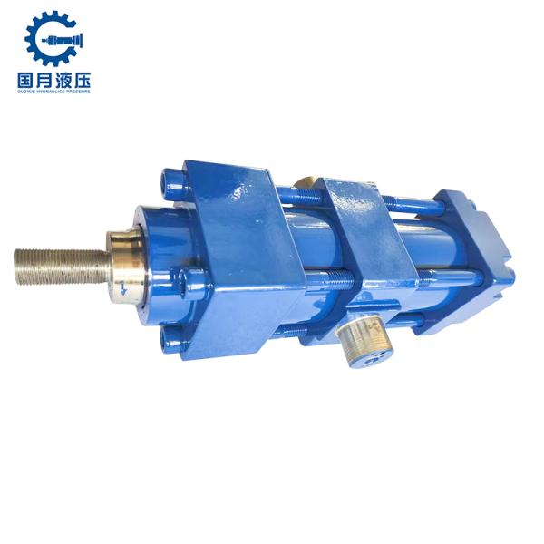 Quality Professional Double Acting Hydraulic Oil Cylinder with Tie Rod Design and Hard Chrome Plated Piston Rod for sale