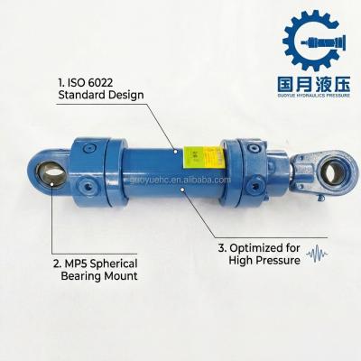 China Steel Material Differential Mill Type Cylinder with Hard Chrome Plated Piston Rod and Customized Stroke for sale