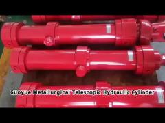 Metallurgical Telescopic Hydraulic Cylinder with Hard Chrome Plated Piston Rod