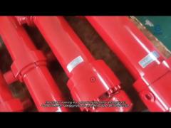 metallurgical telescopic hydraulic cylinder with high temperature resistance and heavy load capacity