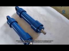 guoyue double-acting stainless steel hard chrome plated telescopic hydraulic cylinders