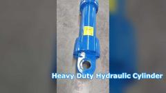 Custom Heavy Duty ISO 6022 Rated Double Acting Plain Clevis Mount Mill Type Hydraulic Cylinder