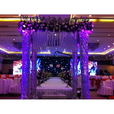 China Cheap USD15 pipe and drape royal event decorations stand star curtain for sale