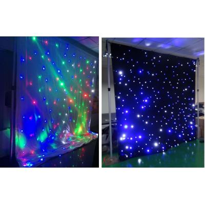 China High Quality Led Star Cloth Event theme and decoration led light stage curtain for sale