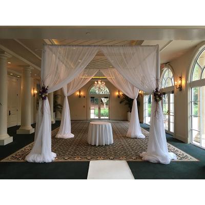 China UV backdrops for sale 2012 new wedding stage decoration pipe and drape system for sale