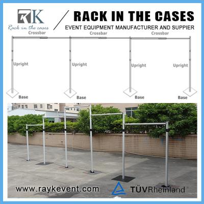 China Aluminum Pipe and Drape  table tents for weddings wedding backdrop poles for sale