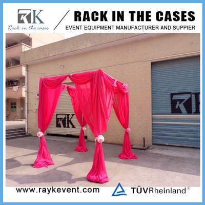 China RK High Quality Pipe And Drape System big inflatable wedding tents double rod backdrop for sale