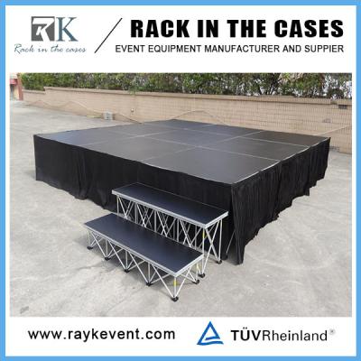 China 1.22x1.22m Easy to Set-up and Heavy Capacity Best sell manufacturer  portable stage platform stage outdoor concert stage for sale
