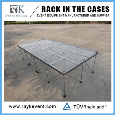 China Singapore Heavy load  acrylic aluminum portable stage portable stage legs outdoor Concert Stage Sale for sale