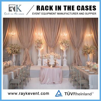 China RK backdrop pipe and drape for wedding custom wedding tent wedding hall decorations for sale