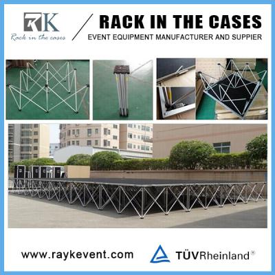 China Made in china roof truss with portable stage portable stage with step platform for sale