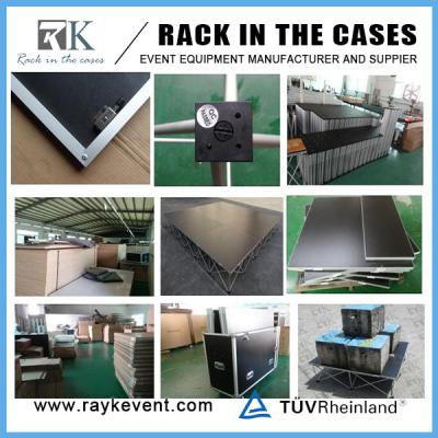 China RK Adjustable portable stage podium portable aluminium stage Out Concert Stage Sale for sale