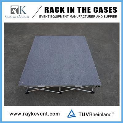 China 1.22mx1.22m portable stage/ folding stage mobile portable church stage Designer Best Modular Performance for sale