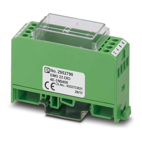 Quality Phoenix Contact Diode Block 2952790 EMG 22-DIO 4E-1N5408 1000V/3A for Power Redundancy & Reverse Protection for sale