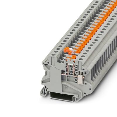 China Phoenix Contact Screw Din Rail Terminal Blocks 3044102 UT 4 - Feed-Through Terminal Block for sale
