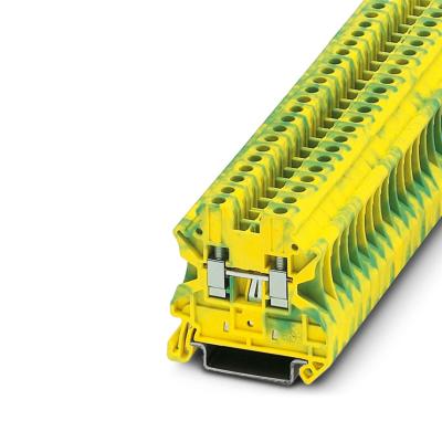 China Phoenix Contact 3044128 Push In Terminal Block UT 4-PE - Protective Conductor Terminal Block for sale