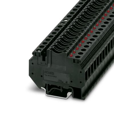 China Phoenix Contact Connector Din Rail Blocks 3001938 UK 6-FSI/C-LED24 - Fuse modular terminal block for sale