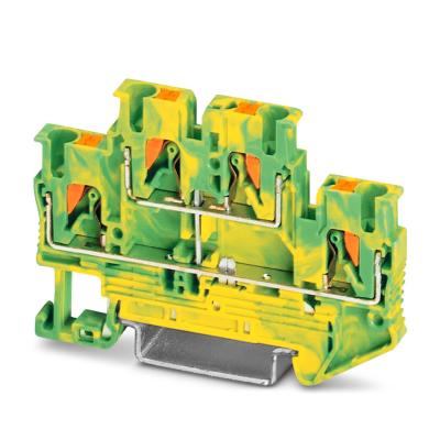 China PTTB 2,5-PE Phoenix Contact 3210596 Protective Conductor Double Level Terminal Block for sale