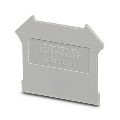 China Phoenix Contact Terminal Blocks PLC Connector 3003020D-UK 4/10 - End cover Spring Terminal Block for sale