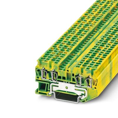 China 3031322 Phoenix Screw Terminal Relay ST 2,5-QUATTRO-PE Protective Conductor for sale