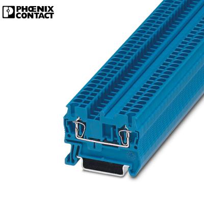 China Phoenix Contact 3031225 Screw Din Rail Terminal ST 2,5 BU - Feed-through terminal block for sale
