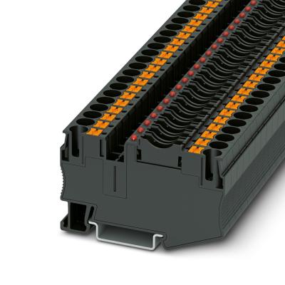 China Phoenix Contact 3212172 Din Rail Blocks PT 6-FSI/C-LED 24 Fuse modular terminal block for sale