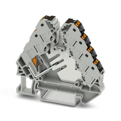 China PHOENIX Contact 250V 17.5A Terminal Block with Push-in Connection PTRVB 4-FI /BK Potential Distributor for sale