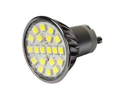 Cina Il riflettore GU10 220v 3000k di SMD3528 LED riscalda l'alloggio di alluminio bianco in vendita