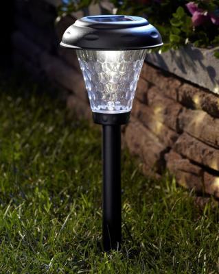 Cina Le luci solari del giardino della bella riflessione LED con il palo di plastica riscaldano il bianco in vendita