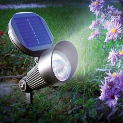 Cina La parete e la terra impermeabili macchiano l'intelaiatura di alluminio del LED delle luci solari del giardino in vendita