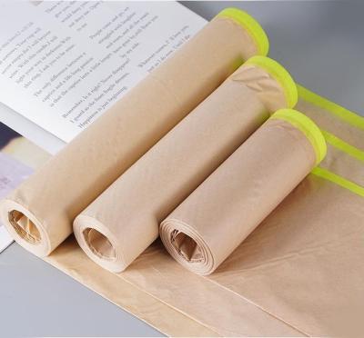 Cina 55cmx15m Decorative Paint Masking Paper for Furniture Isolation Protection in vendita