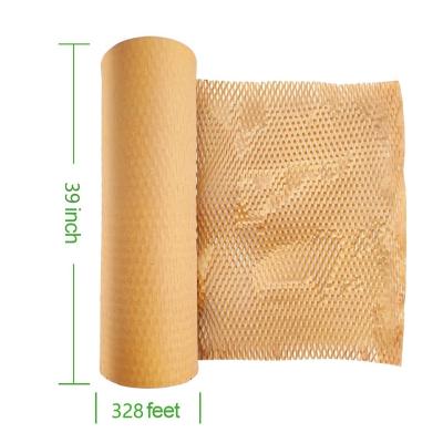中国 ガラス製品を包むためのCompostable 80gms蜜蜂の巣のクラフト紙 販売のため