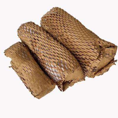 中国 ガラス製品を包むためのCompostable 80gms蜜蜂の巣のクラフト紙 販売のため