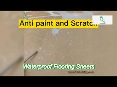 Anti Impact Flooring Protection Paper For Painting Projects