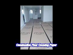 Waterproof Floor Protection Paper Pad, Wear-Resistant Decoration Protection Paper