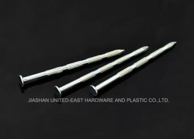 China 2” Galvanized Bamboo Concrete Nails , Sharp Point Zinc Plated Bamboo Steel Concrete Nails Hardened Bamboo Shank for sale