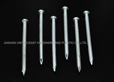 China Zinc Plated Concrete Steel Nails Resist Corrosion , 1.5