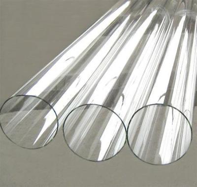 China Clear Fused Quartz Tube for sale