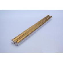 China Gold Coated Quartz Tube for sale