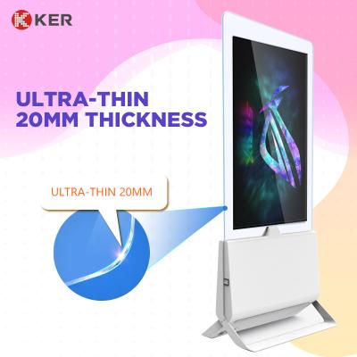 China 43“ 55“ de Uiterst dunne Slanke de Vloer Digitale Signage van de Randtribune Smalle Adverterende Speler van Android Te koop