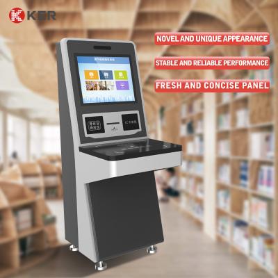China Factory Capacitive Touch Self Service Borrow And Return Terminal for sale